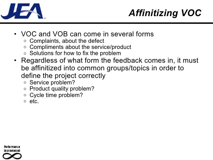 D05 Define VOC, VOB and CTQ
