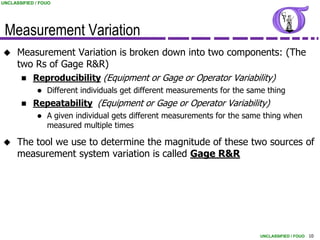 NG BB 23 Measurement System Analysis - Introduction | PDF