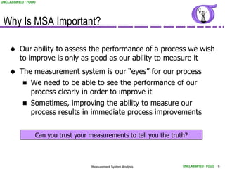 NG BB 23 Measurement System Analysis - Introduction | PDF