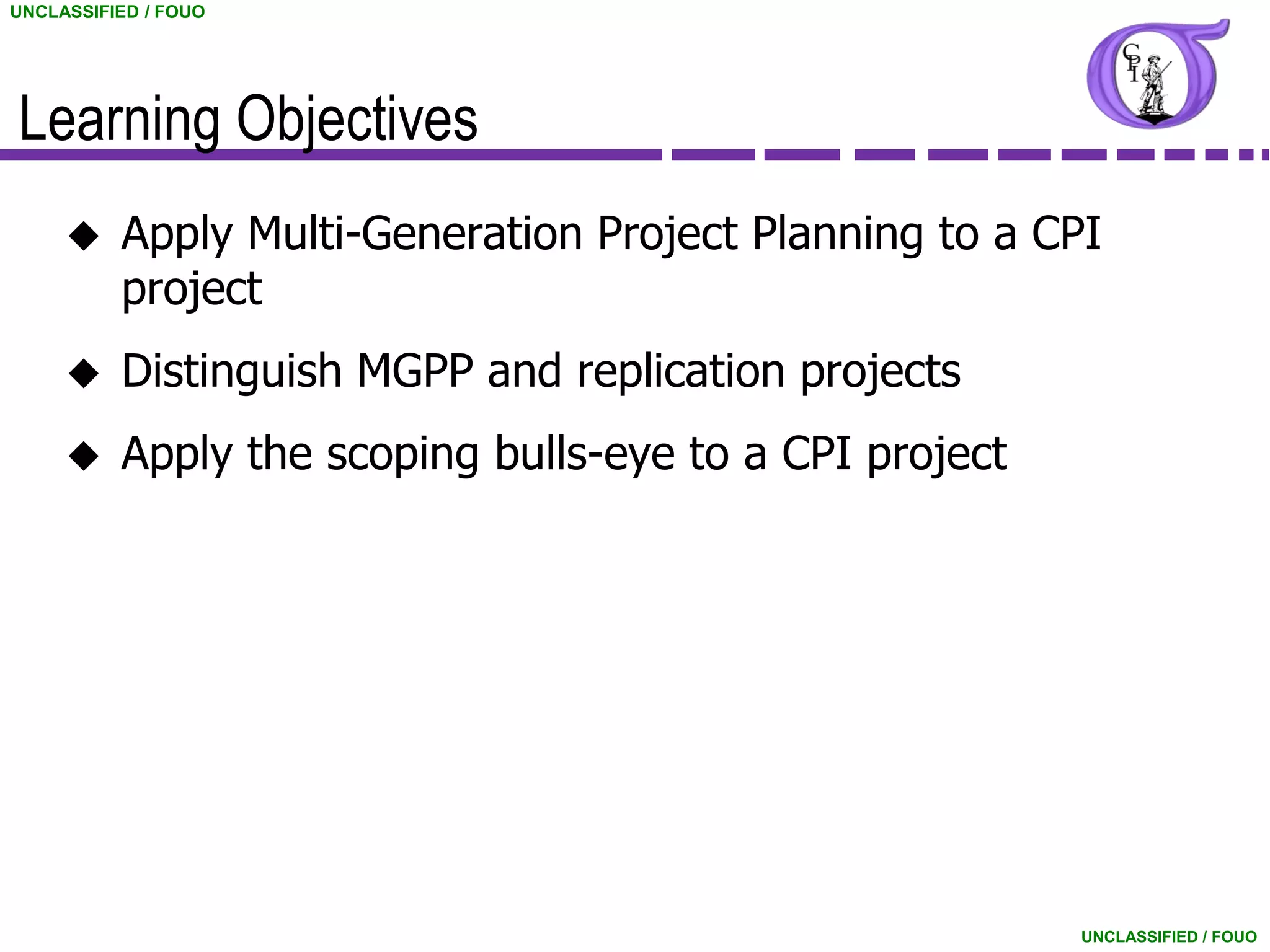 NG BB 07 Multi-Generation Project Planning | PDF
