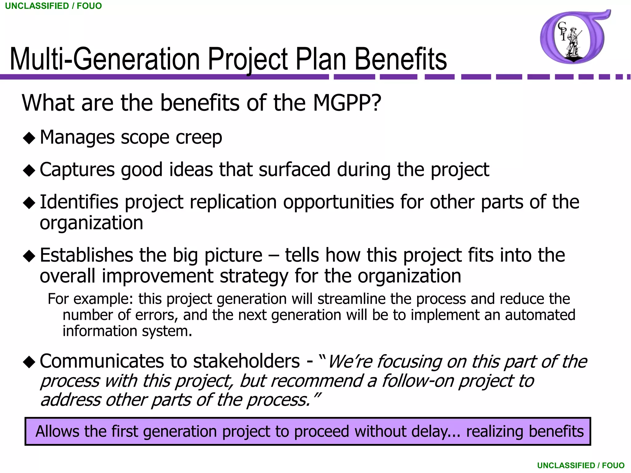 NG BB 07 Multi-Generation Project Planning | PDF