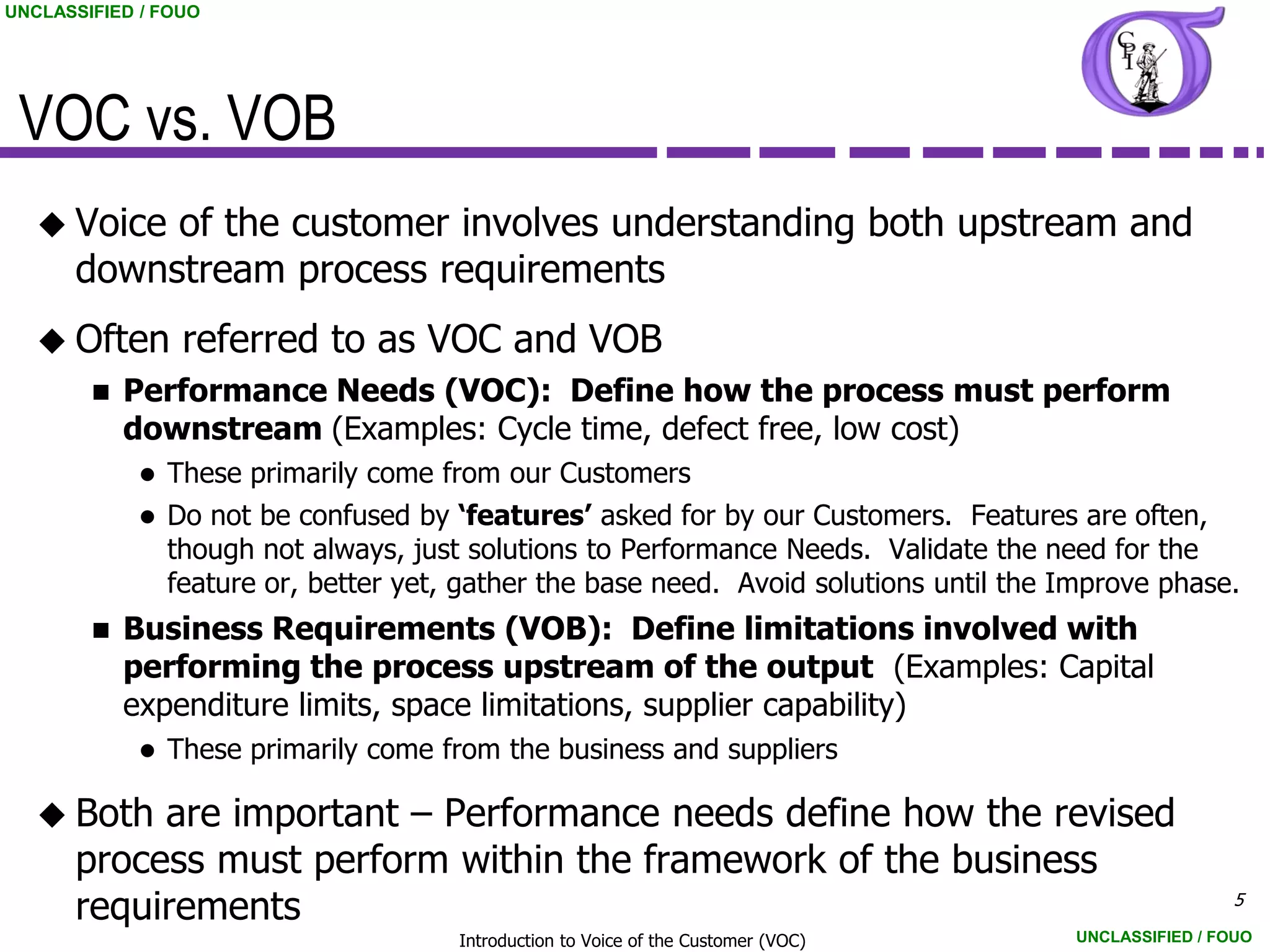 NG BB 13 Voice of Customer | PDF