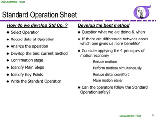 NG BB 43 Standardized Work | PDF