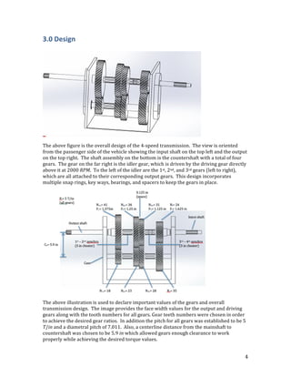 Transmission Design Report | PDF