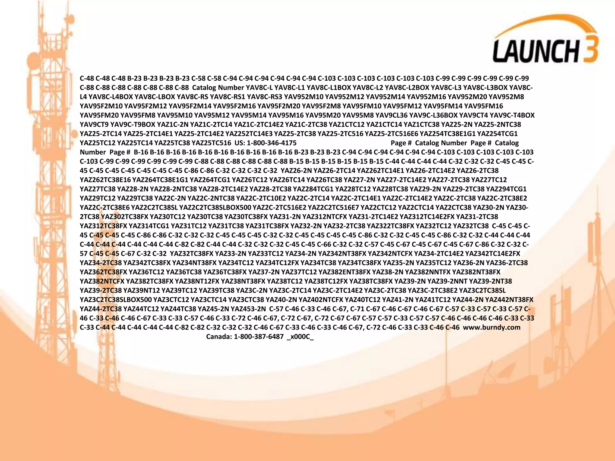 Burndy YAZ38-2NTCFX | PPTX