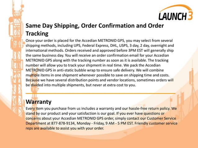 Accedian Metronid Gps Ppt