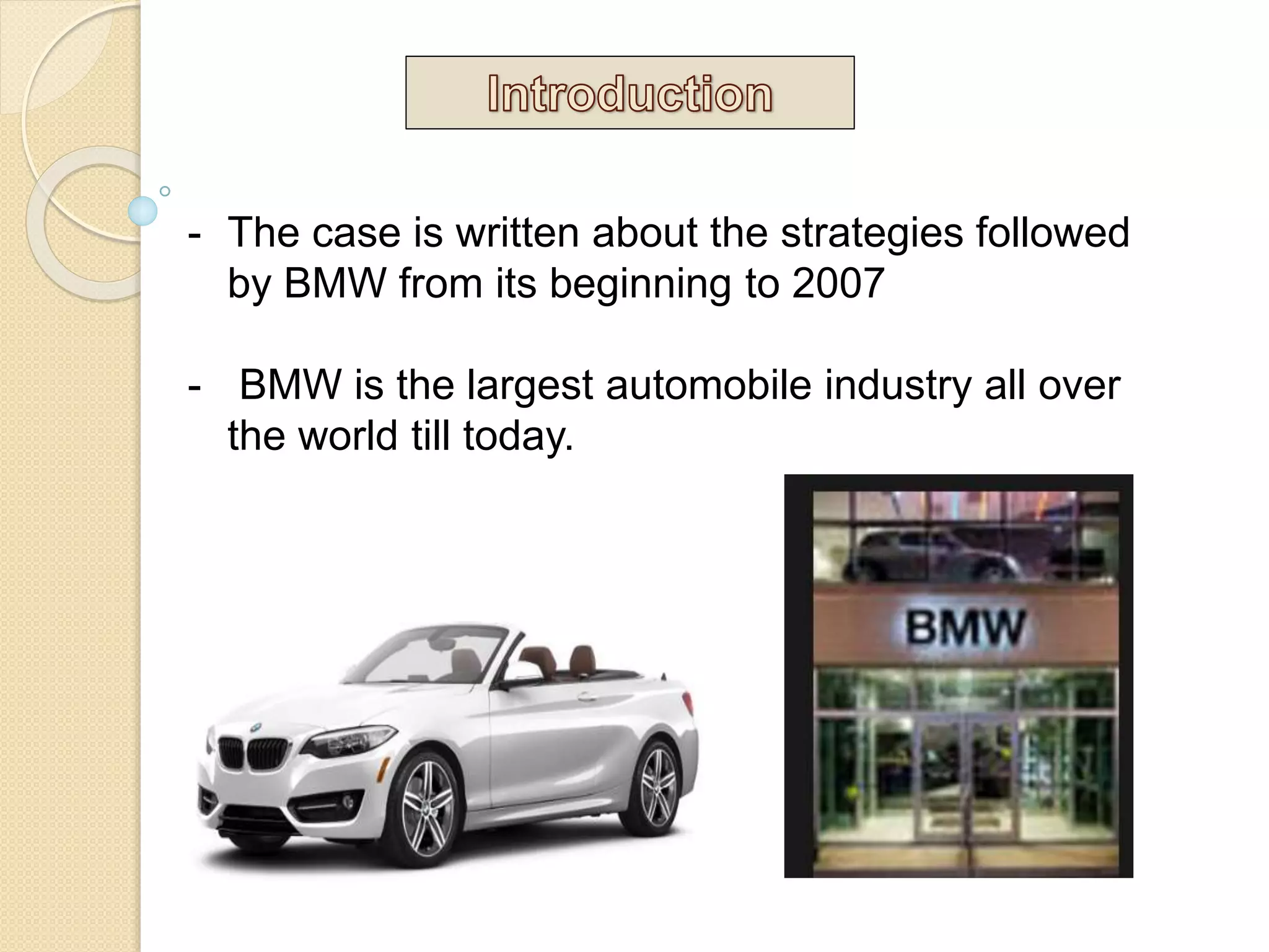 BMW Case Study | PPT