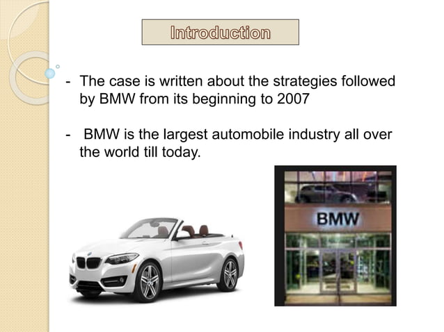 BMW Case Study | PPT