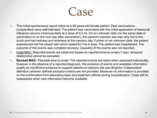 Medical Assessment Comment_Improvement Initiative | PPTX