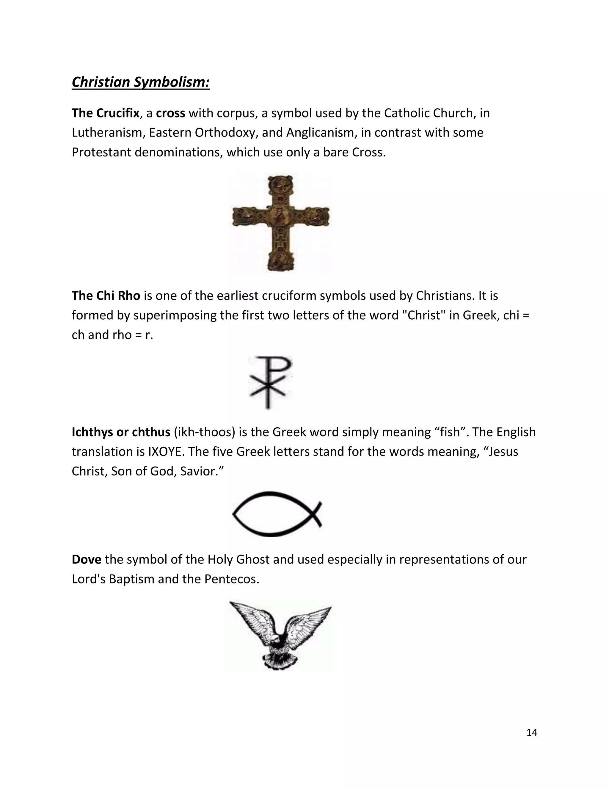 Christian Religious Symbols And Meanings