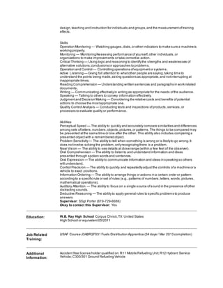 Air Force Resume | DOCX