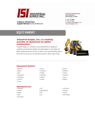 ISI Brochure | PDF