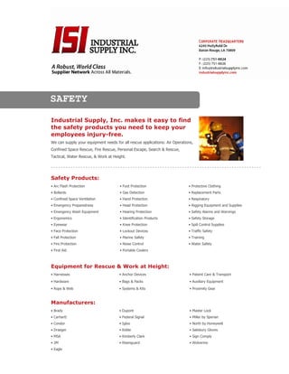 ISI Brochure | PDF | Commodities | Economy