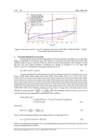 Discrete interferences optimum beamformer in correlated signal and ...
