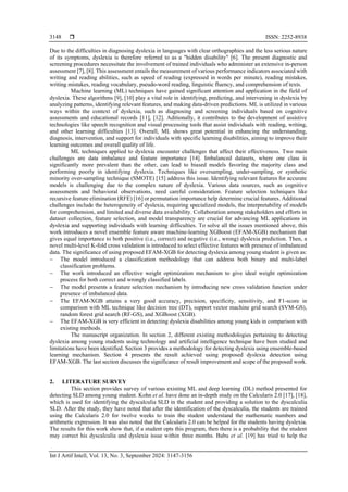 An ensemble features aware machine learning model for detection and ...