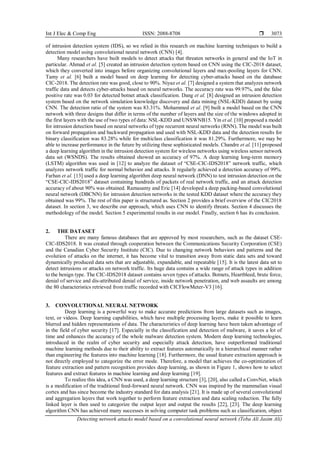 Detecting network attacks model based on a convolutional neural network | PDF
