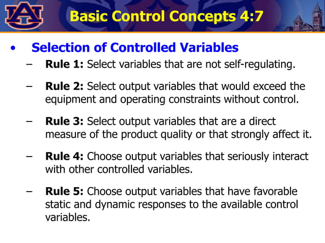 integration of process design and control system | PPT