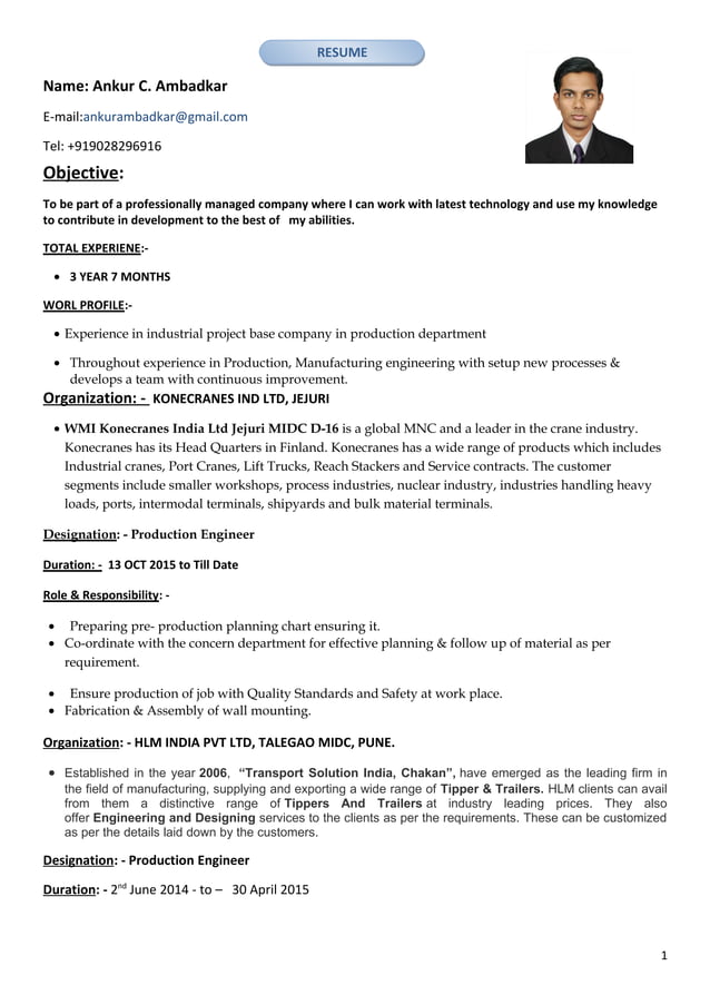 Ankur Resume (2) | DOC