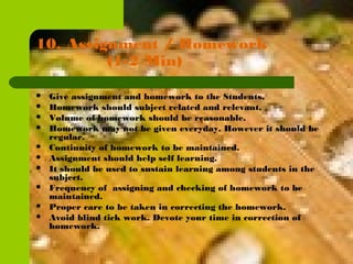 Ten commandments of Classroom teaching | PPT