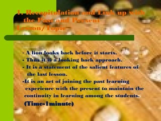 Ten commandments of Classroom teaching | PPT