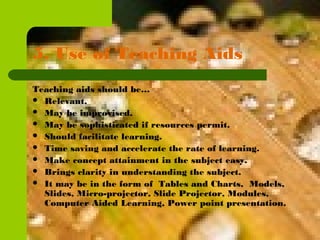 Ten commandments of Classroom teaching | PPT