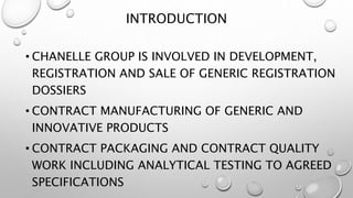 power point chanelle presentation | PPT