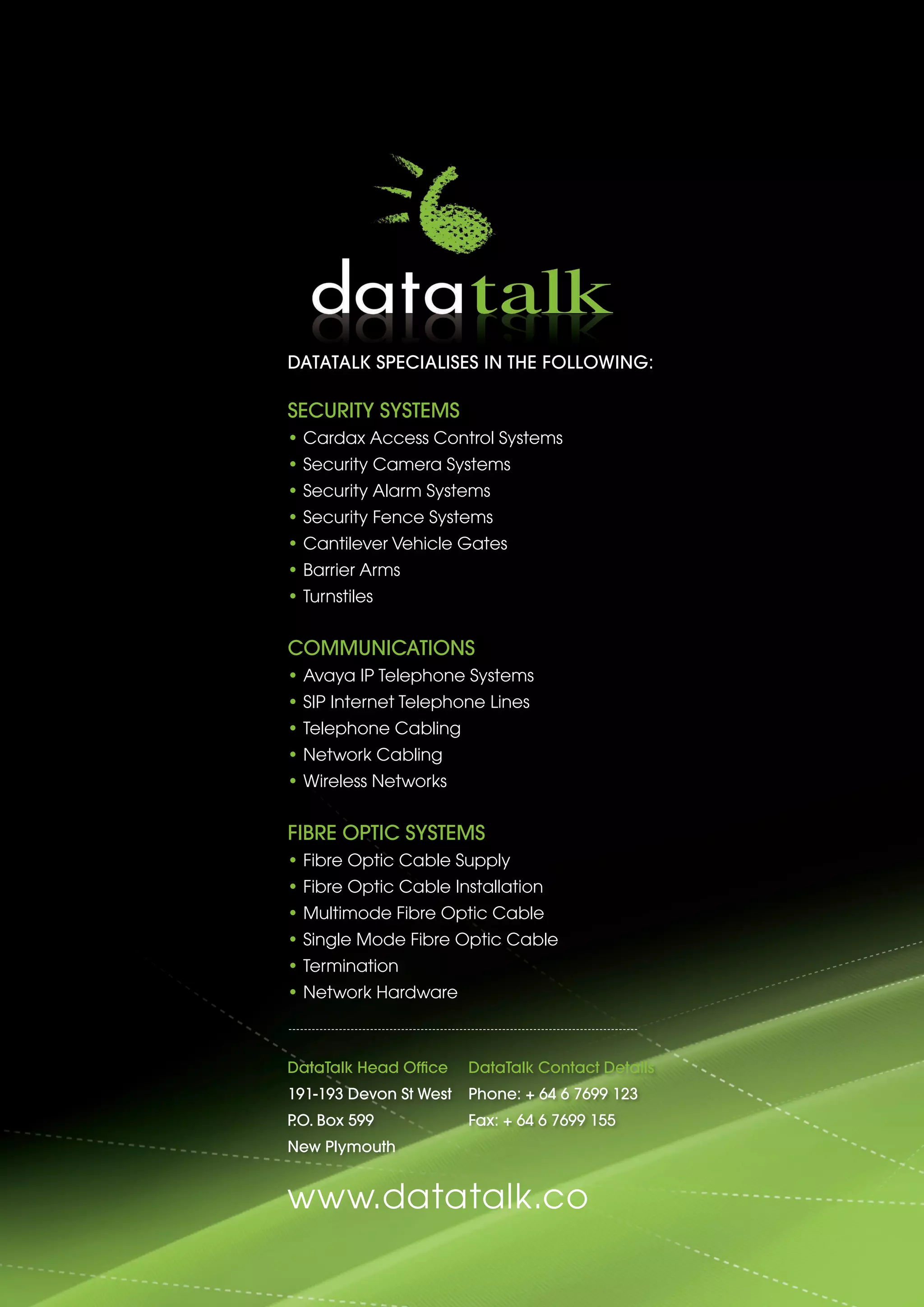DataTalk Cloud IPBX Booklet | PDF