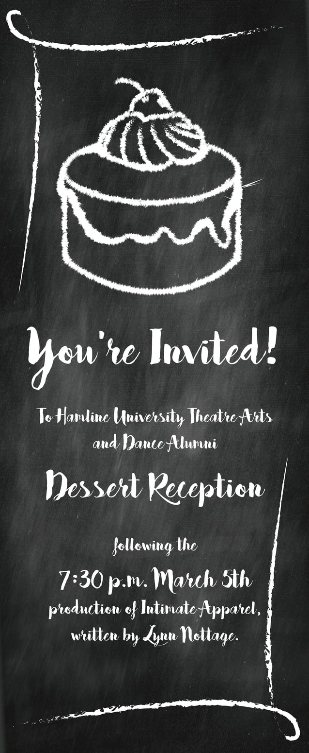 Dessert Reception Invite | PDF