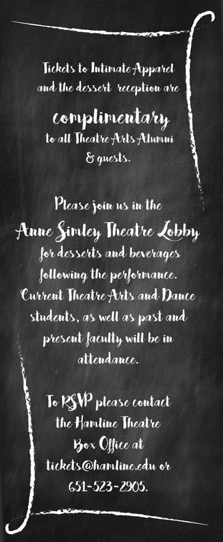 Dessert Reception Invite | PDF