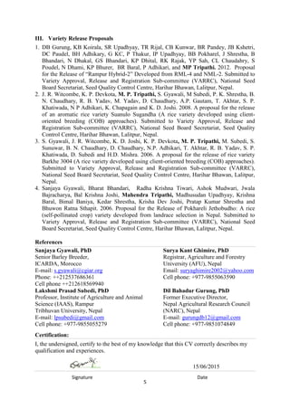 CV_MP_Tripathi_ June 2015 | PDF