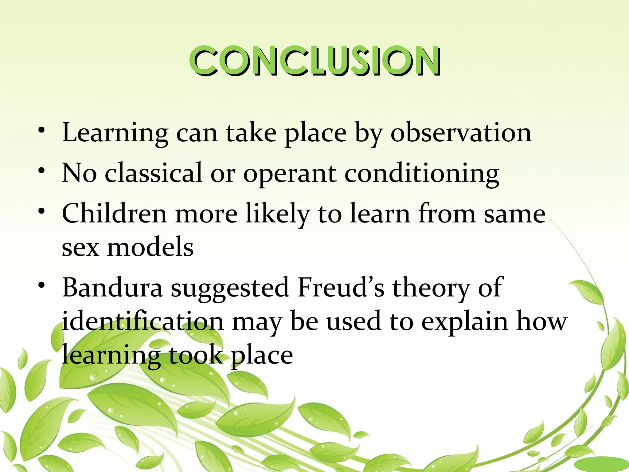 Social Learning Theory | PPT