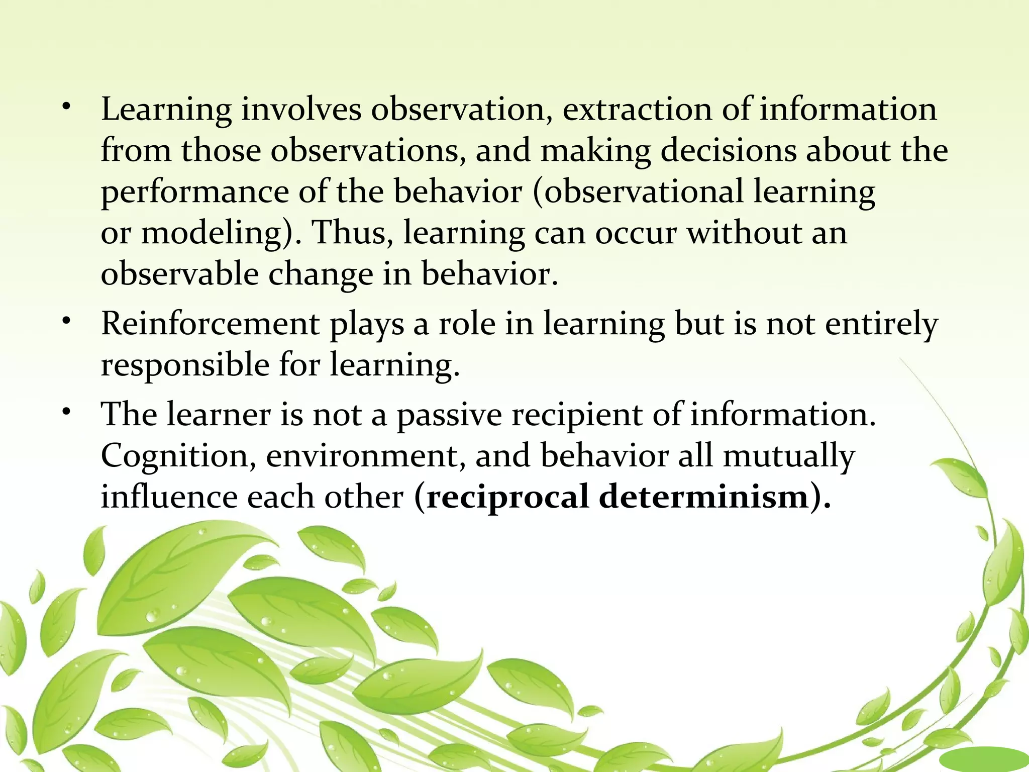 Social Learning Theory | PPT