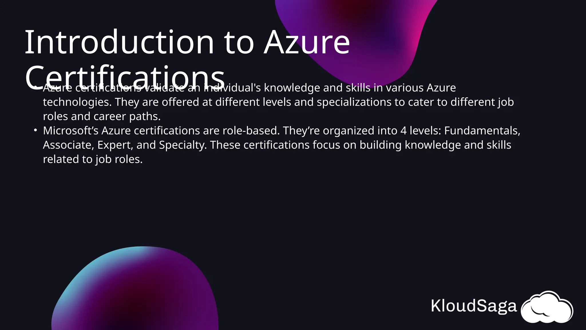 Microsoft Azure Certification Roadmap Pptx Cloud Computing Internet