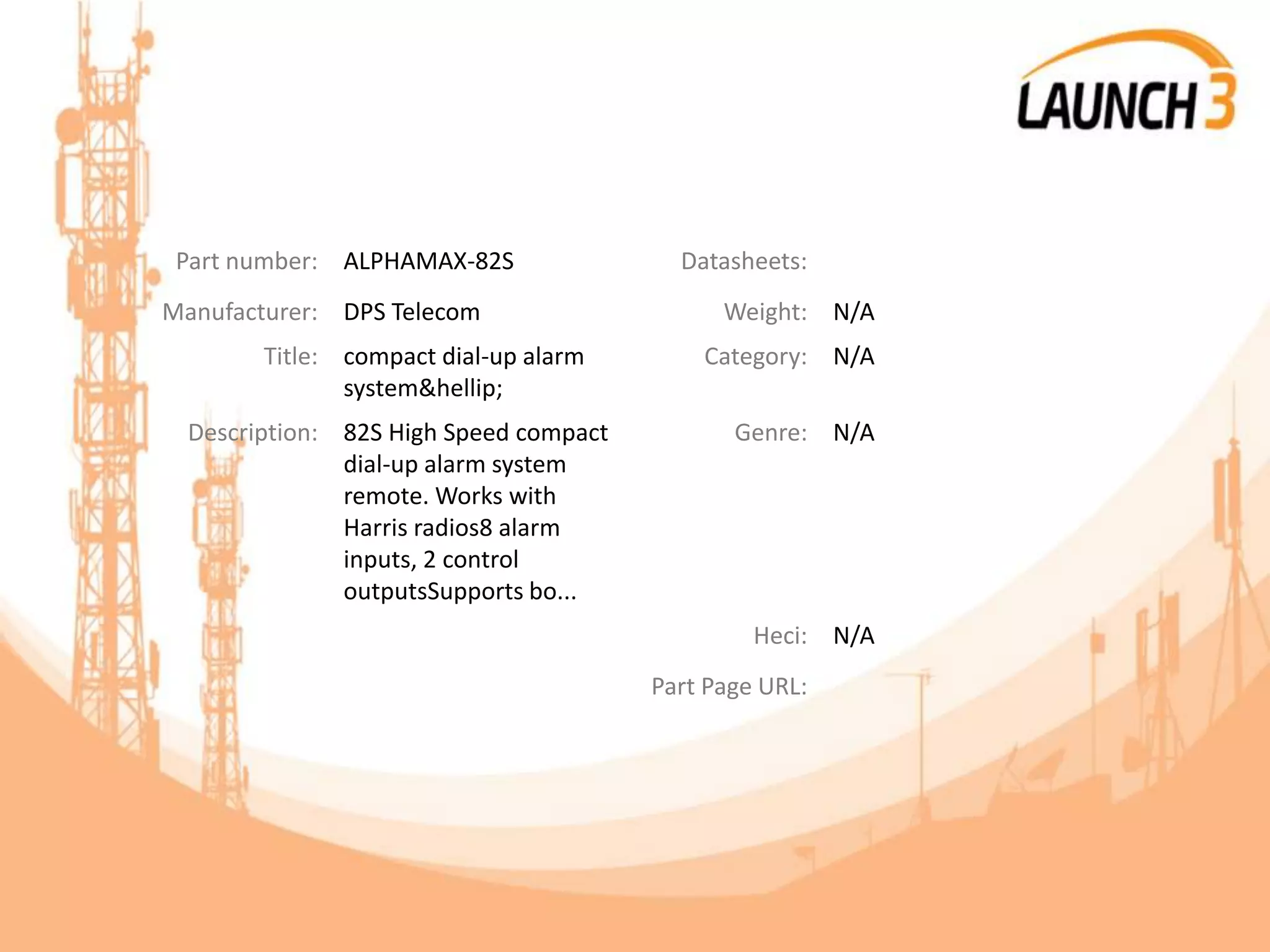 DPS Telecom ALPHAMAX-82S | PPTX