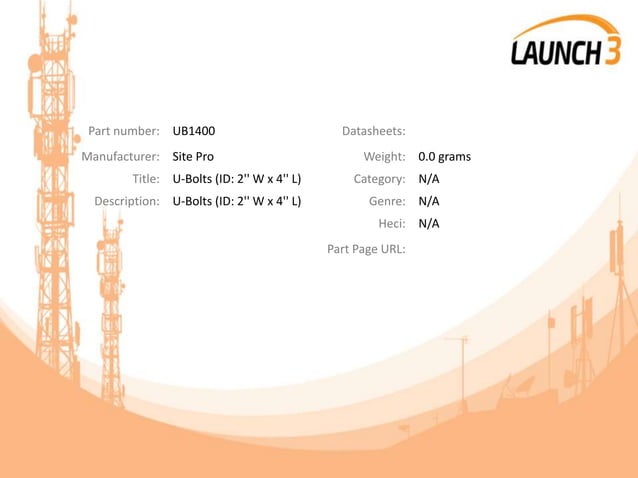 Site Pro UB1400 | PPTX