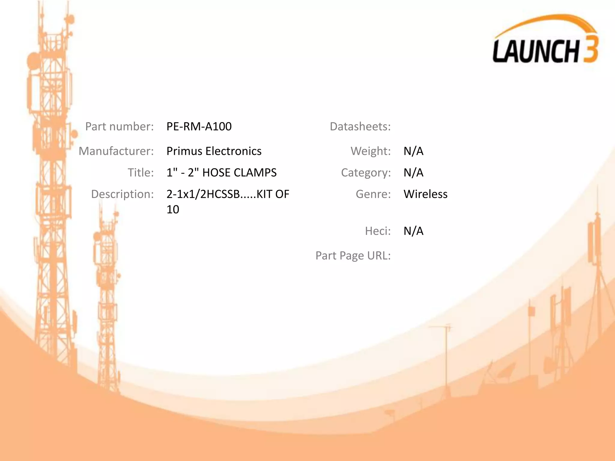 Primus Electronics PE-RM-A100 | PPTX