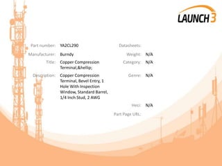 Burndy YA2CL290 | PPTX