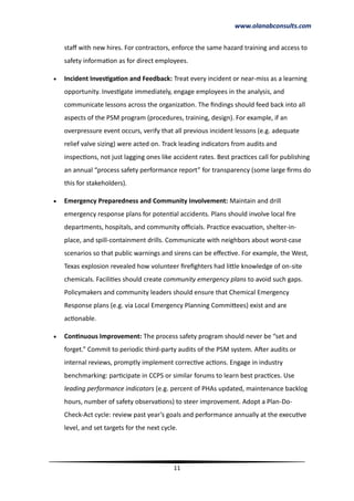 Core Principles of Process Safety: Essential for All Industries | PDF
