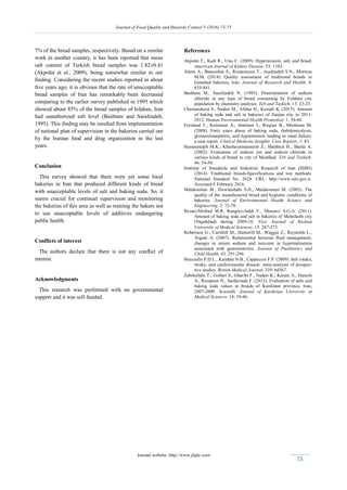 bread qualty paper- yazd | PDF