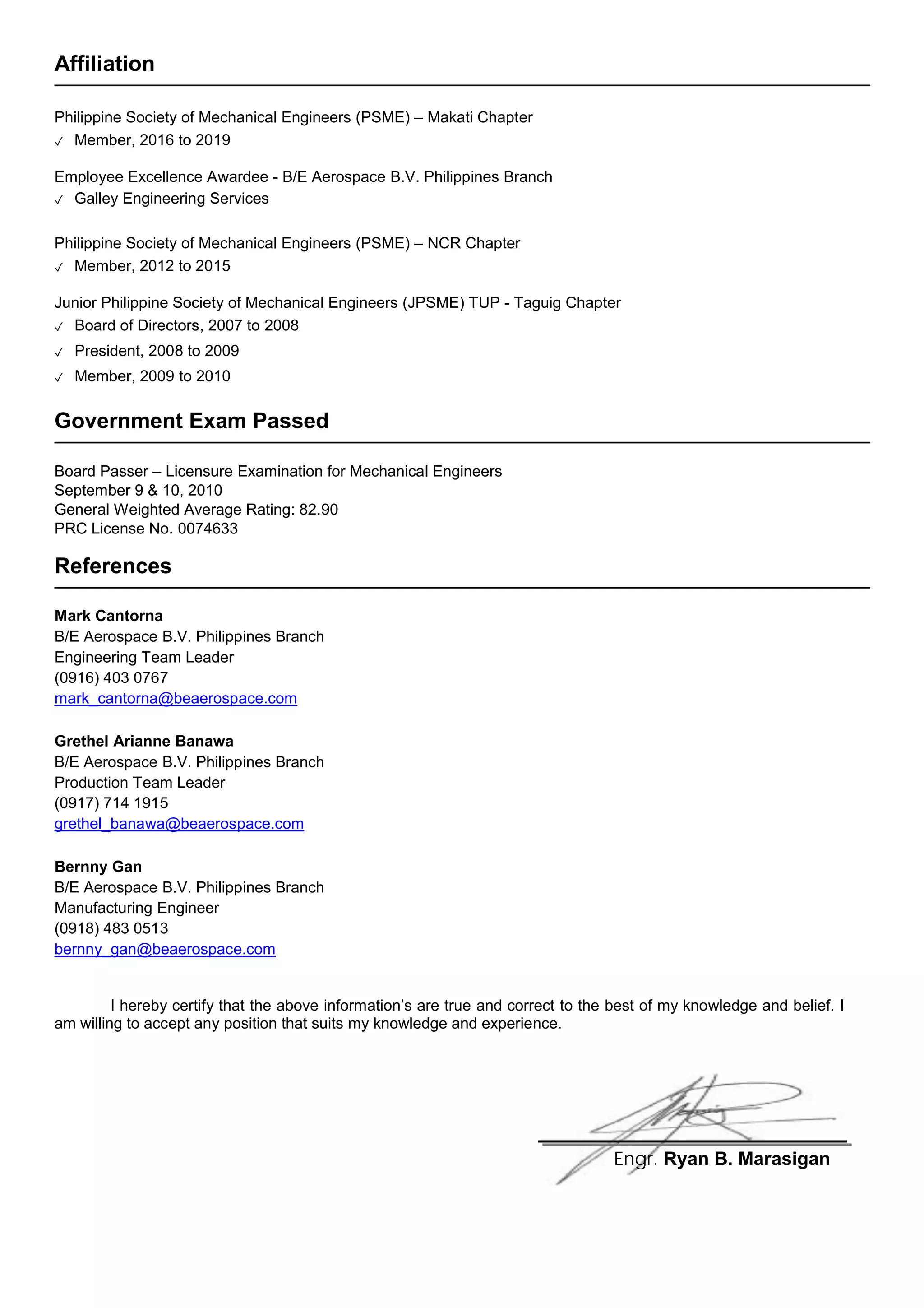 Ryan Marasigan Resume New | PDF