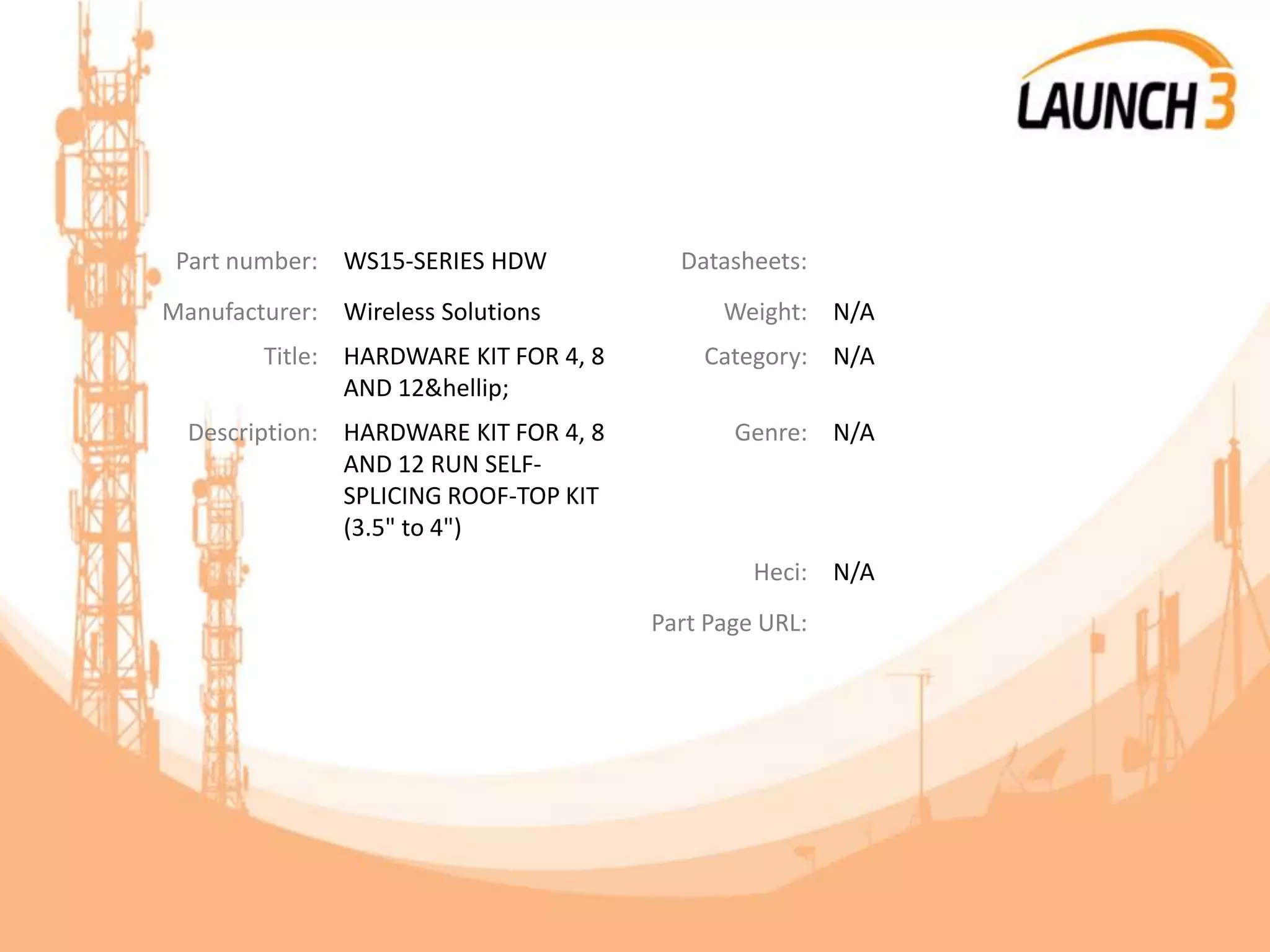 Wireless Solutions WS15-SERIES HDW | PPT