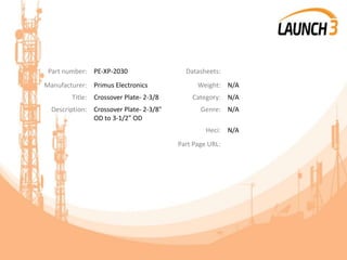 Primus Electronics PE-XP-2030 | PPTX | IT and Internet Support | Internet