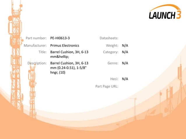 Primus Electronics PE-HI0613-3 | PPT