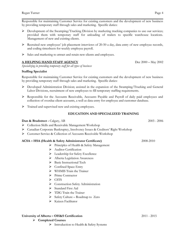 Regan Turner Resume | DOC