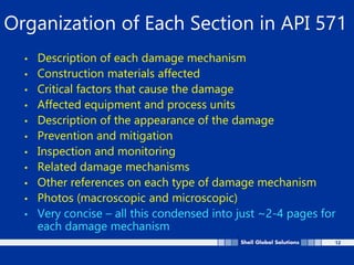 api 571 damage mechanisim for the industry | PPT