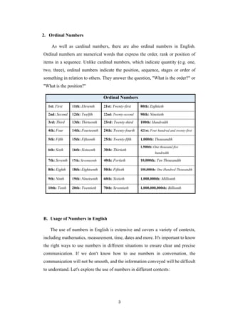 Paper - Numbers in Listening Comprehension (Makalah Presentasi) | DOCX