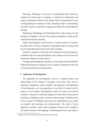 Paper - Microlinguistics and Macrolinguistics (Makalah Presentasi) | DOCX
