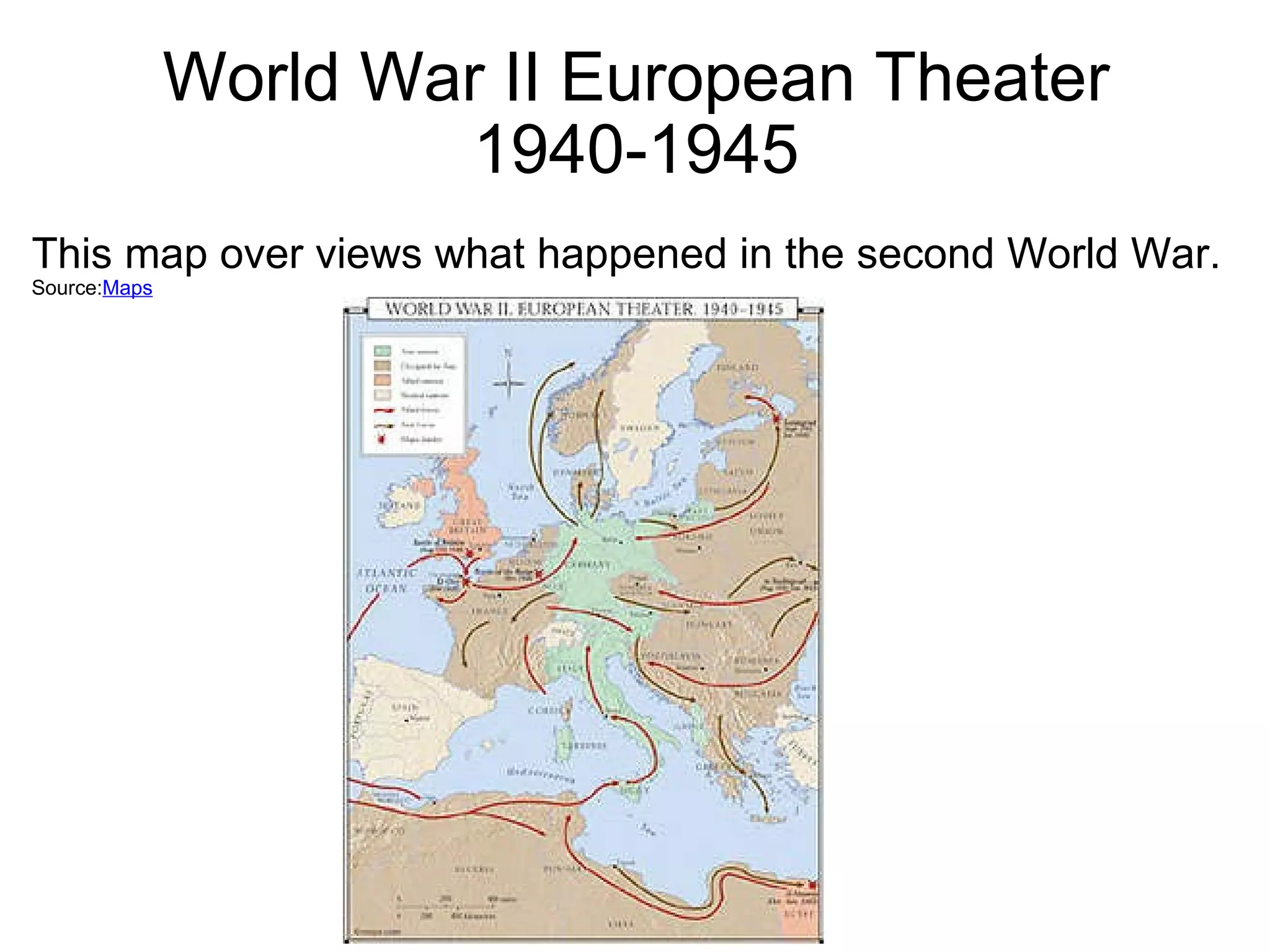 World War II Maps | PPT