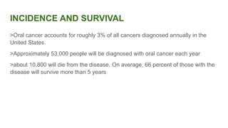 Oral Cancer and its tissue changes signs | PPTX