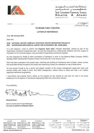 6. Khatib & Alami Experiance Latter | PDF
